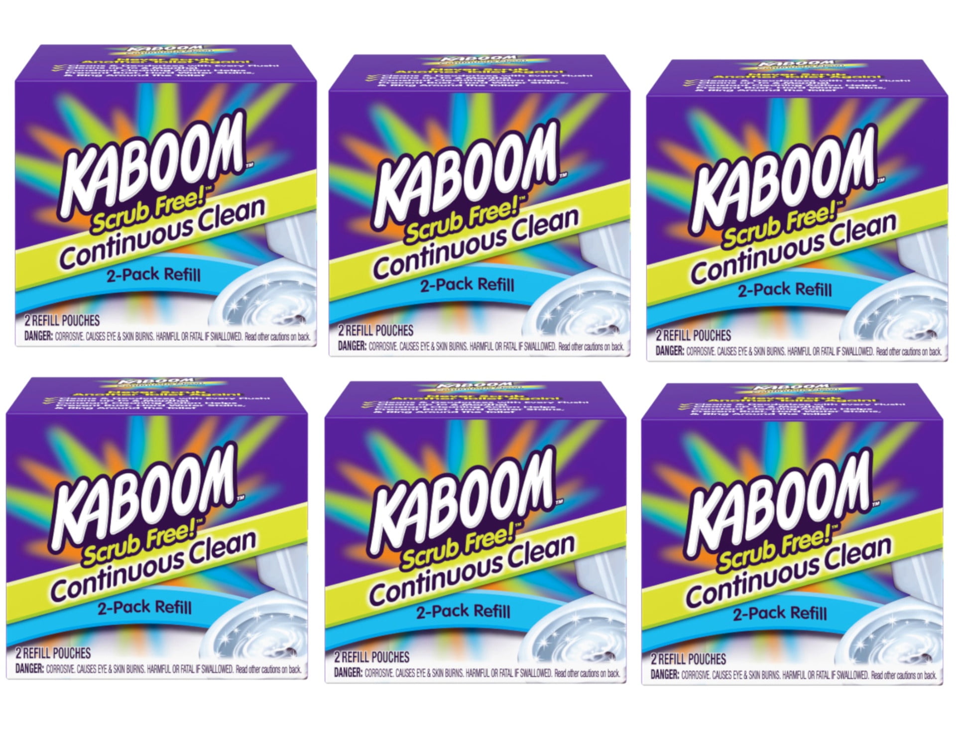 Kaboom System Cleaner: Continuous Clean Toilet Bowl Tablets, 2 Count ...