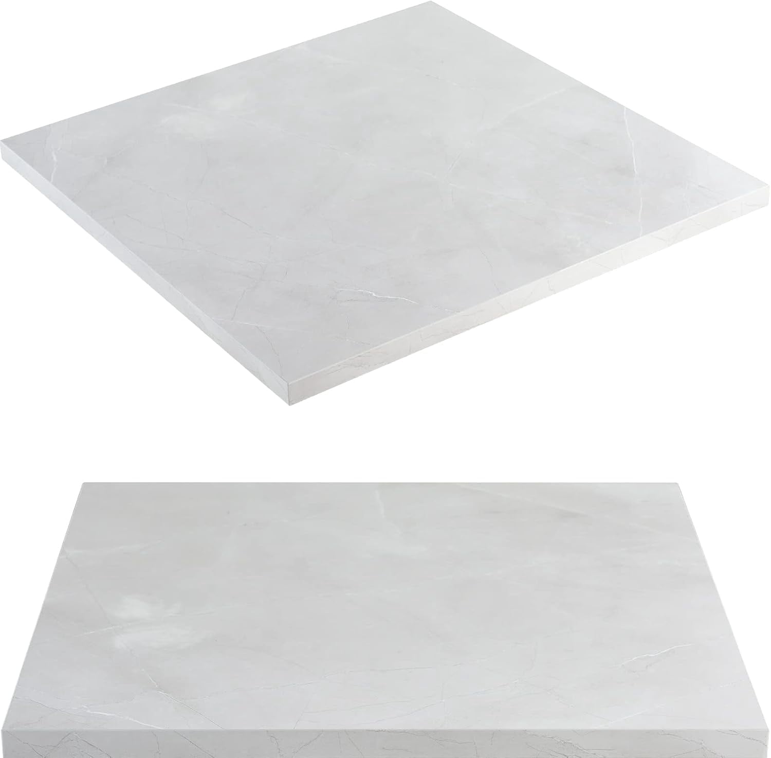 Kaboon 24x24 inch Square Table Top, Pack of 2, White Rock - Walmart.com