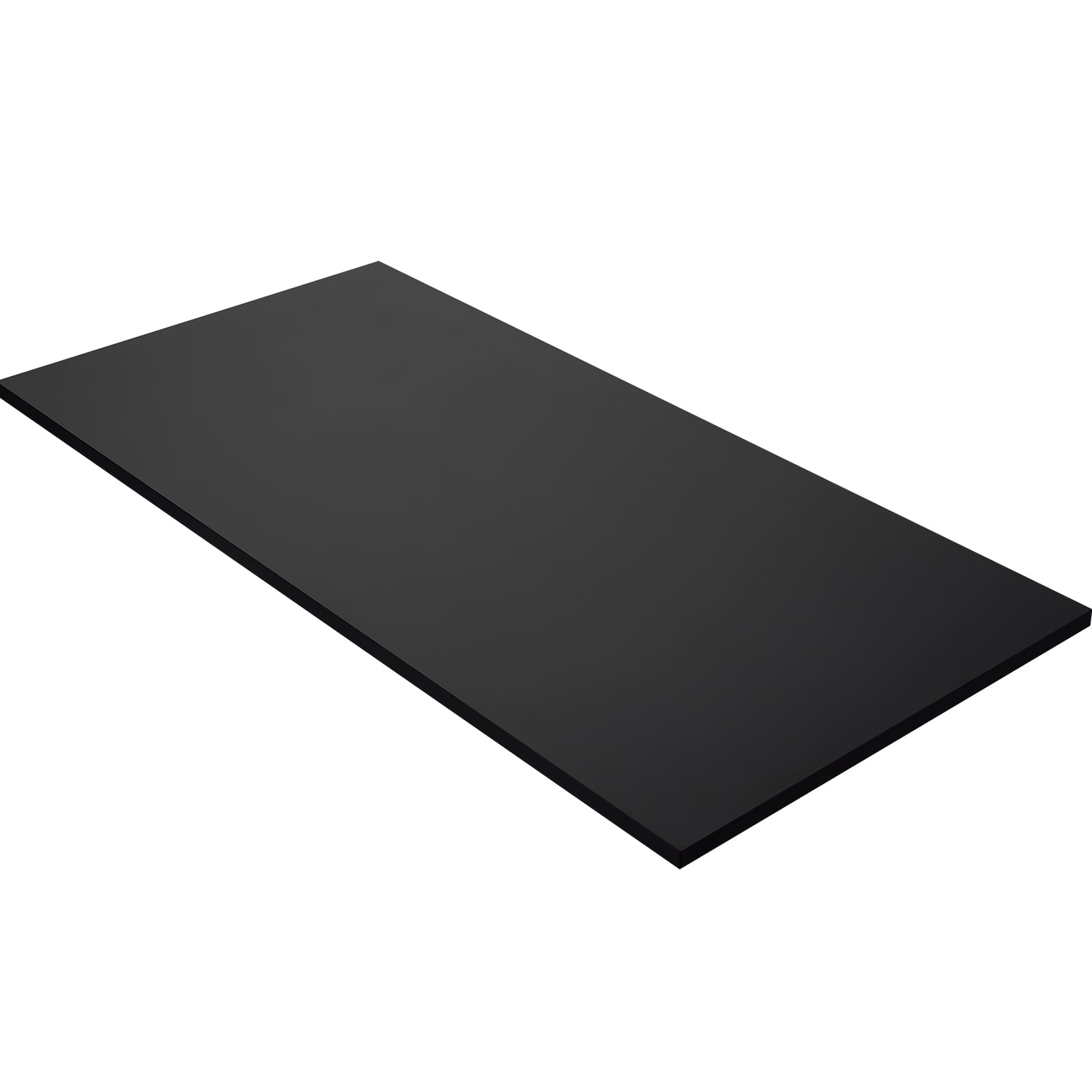 Kaboon 46x24 inch Universal Table Top, Pack 1, Rectangular, Black ...