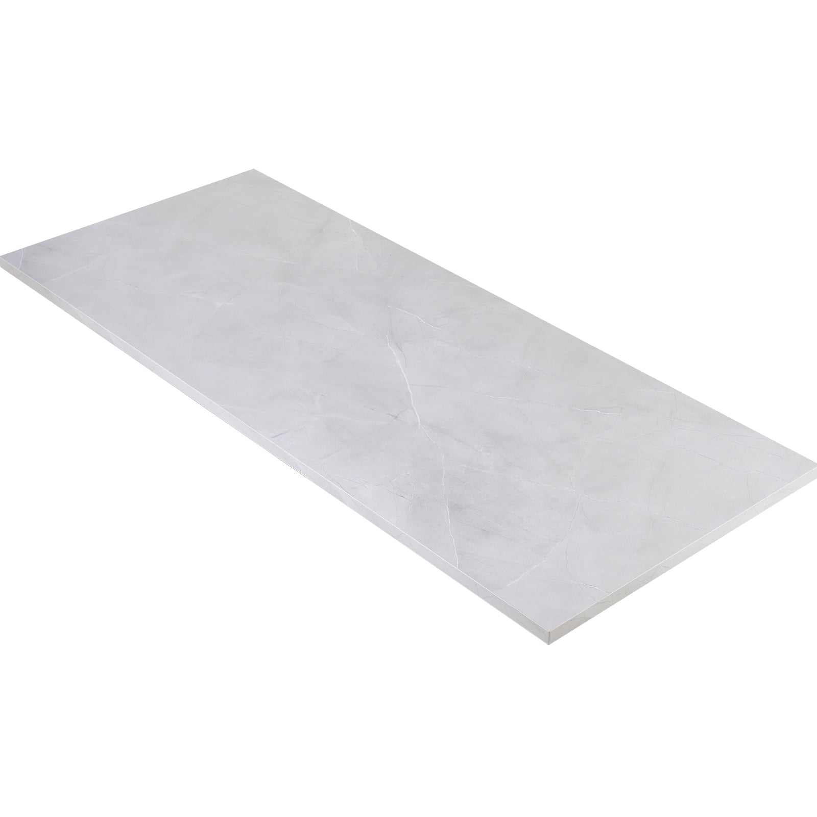 Kaboon 60x28 inch Universal Table Top, 1 inch Thick, Pack 1, White Rock ...