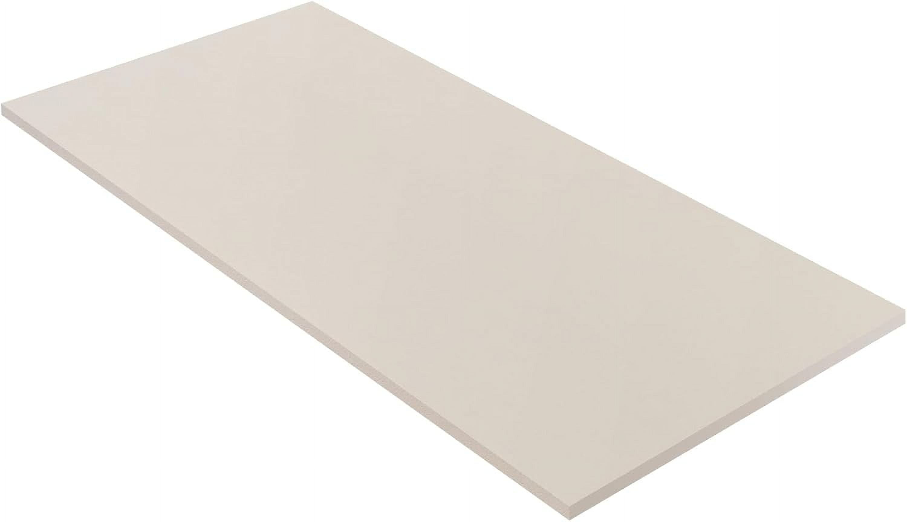 Kaboon Universal Tabletop 40"x18", Solid One-Piece Melamine Table Top ...