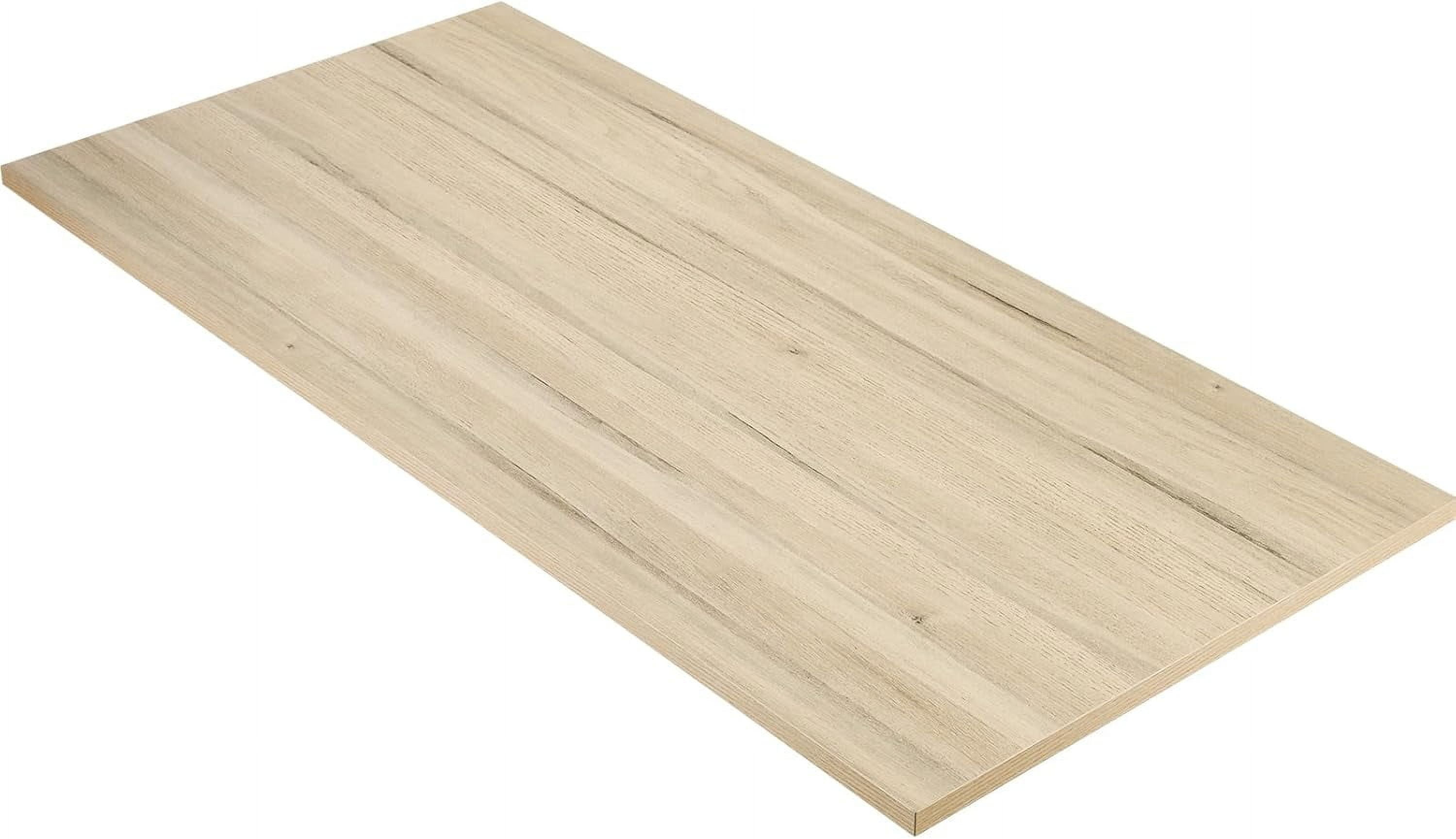 Kaboon Universal Tabletop, Solid One-Piece Melamine Table Top, Double ...