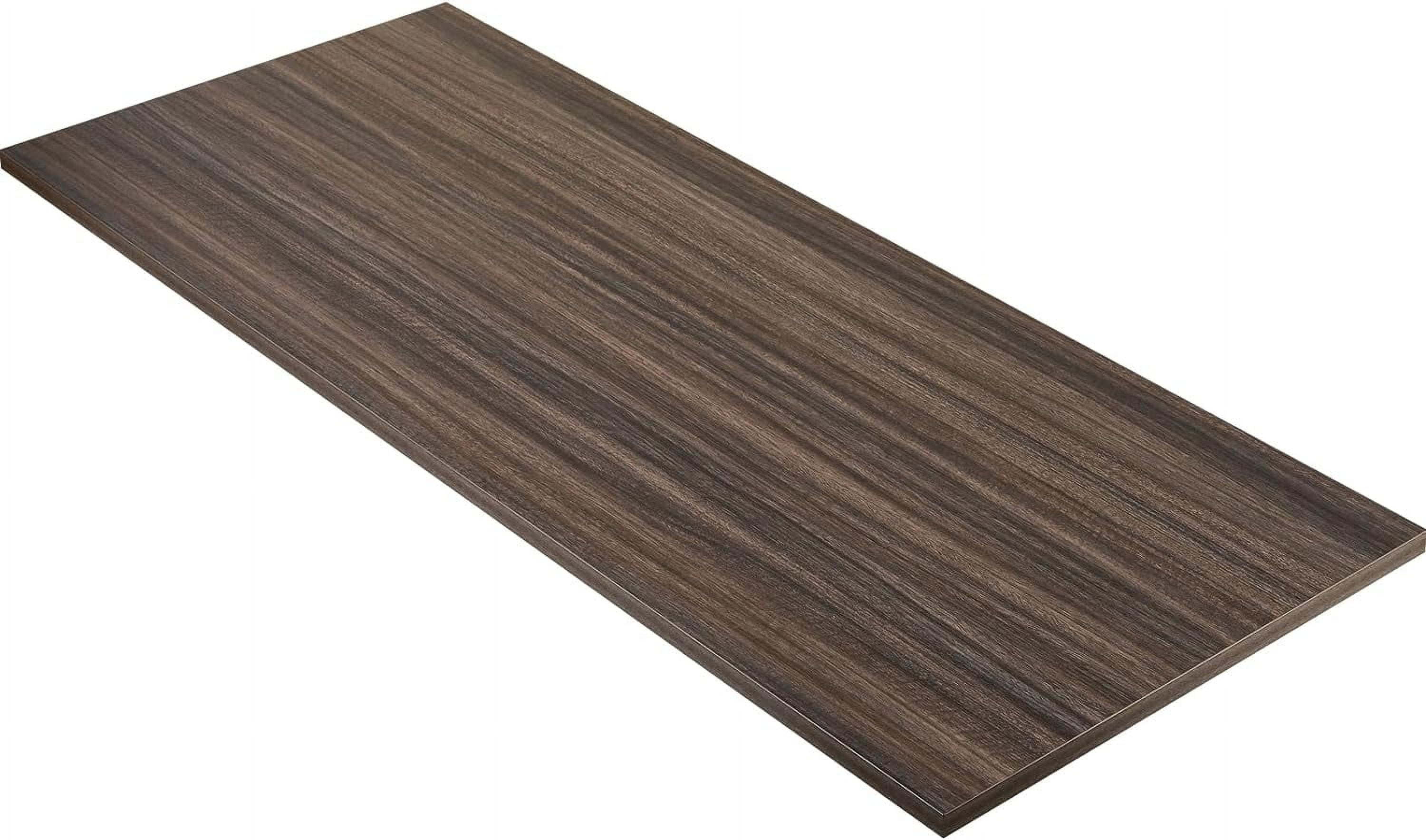 Kaboon Universal Tabletop, Solid One-Piece Melamine Table Top, Double ...