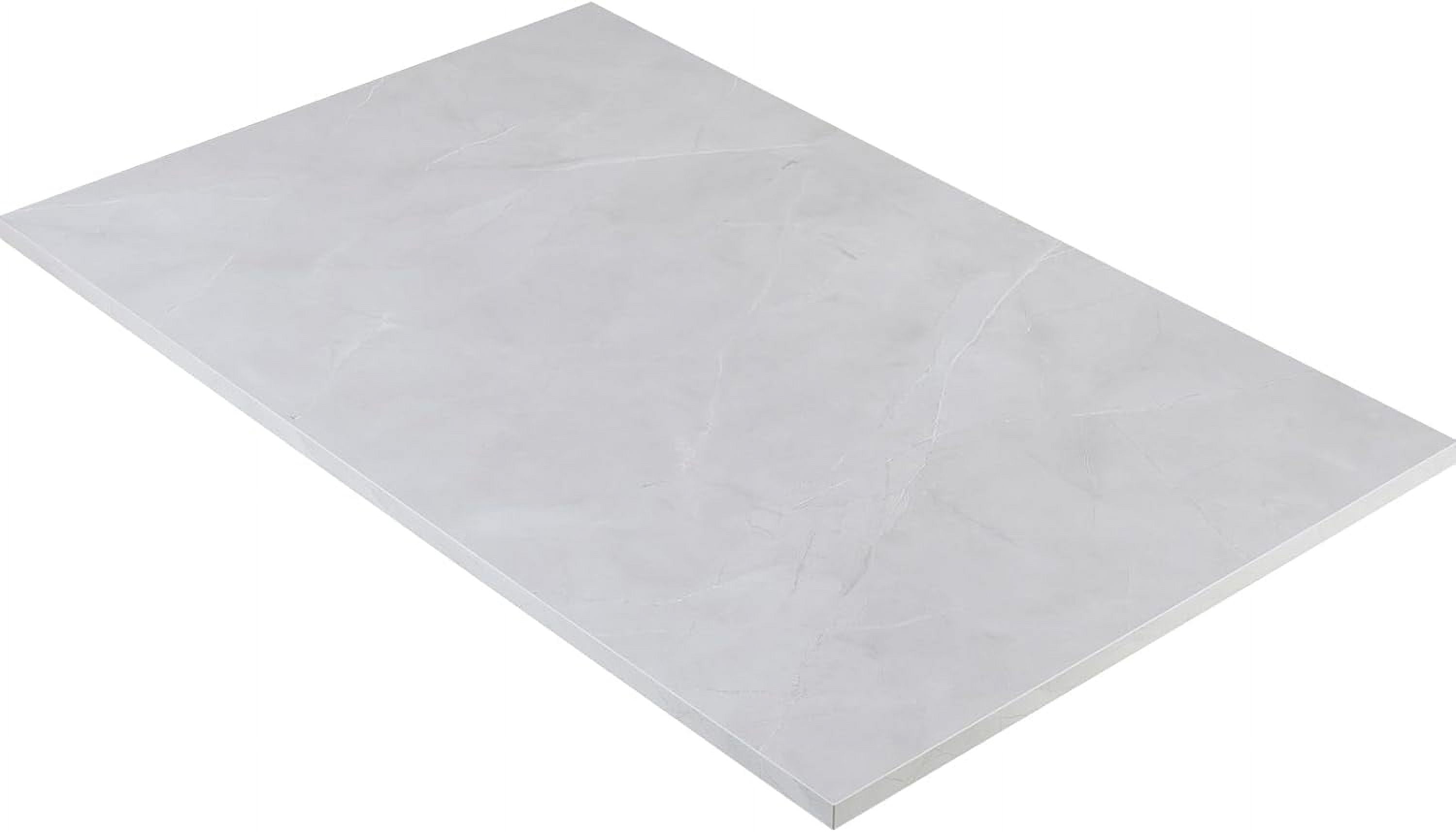 Kaboon Universal Tabletop, Solid One-Piece Melamine Table Top, Double ...