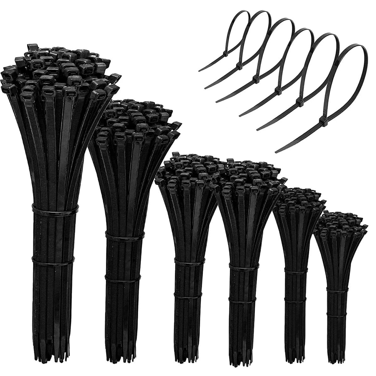 Kabuer Assorted Sizes Zip Ties, Versatile and Reliable Cable Ties ...