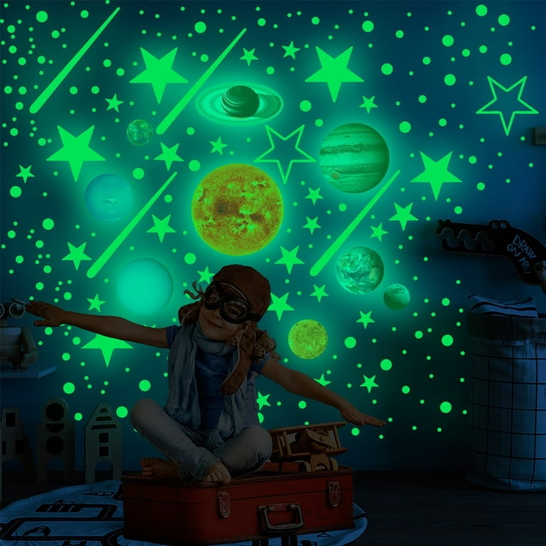 Sticker glowing in the dark store