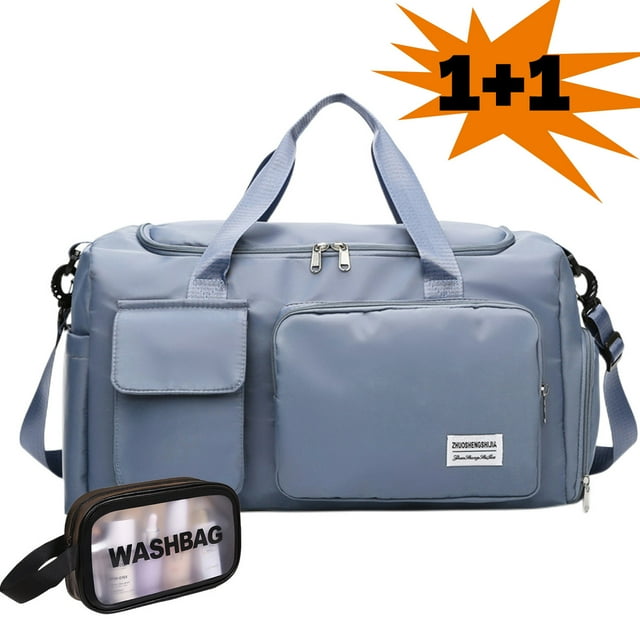 Kabuer Gym Bag, Weekender Bag with Shoe Compartment - Waterproof Ideal ...