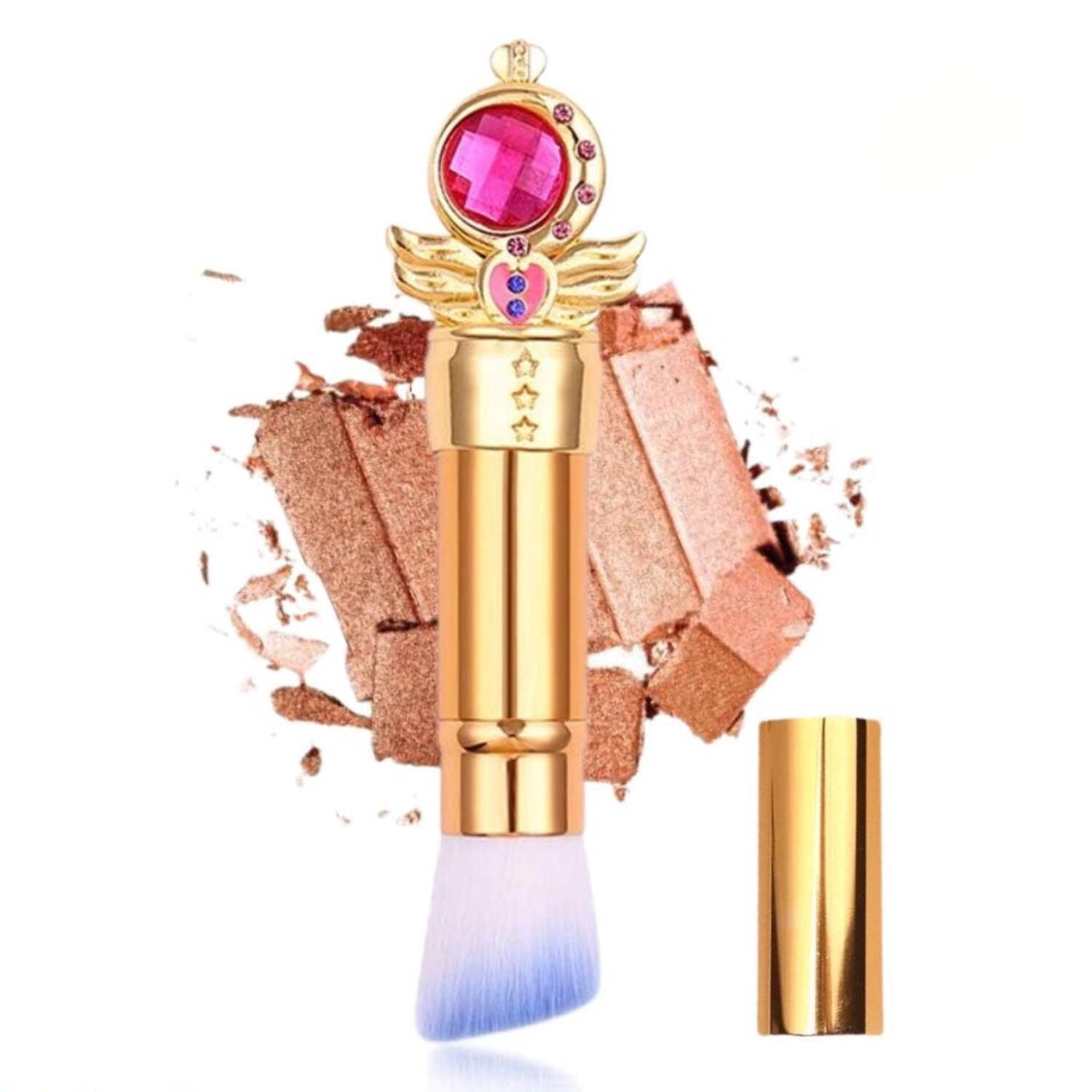 Kabuki Makeup Brush | Angled | Face | Contour | Powder | Bronzer ...