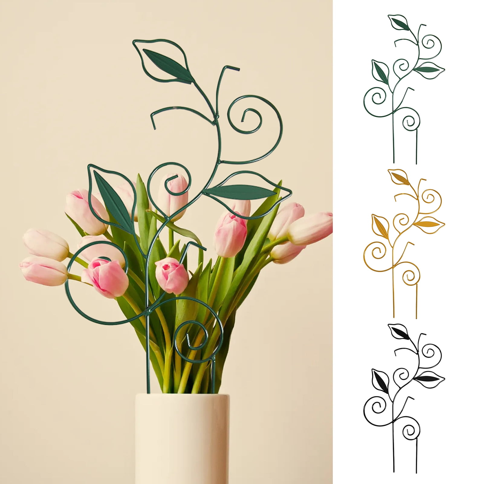 Kacaiy Metal Leaf Shape Plant Climbing Stand Easy Install Support ...