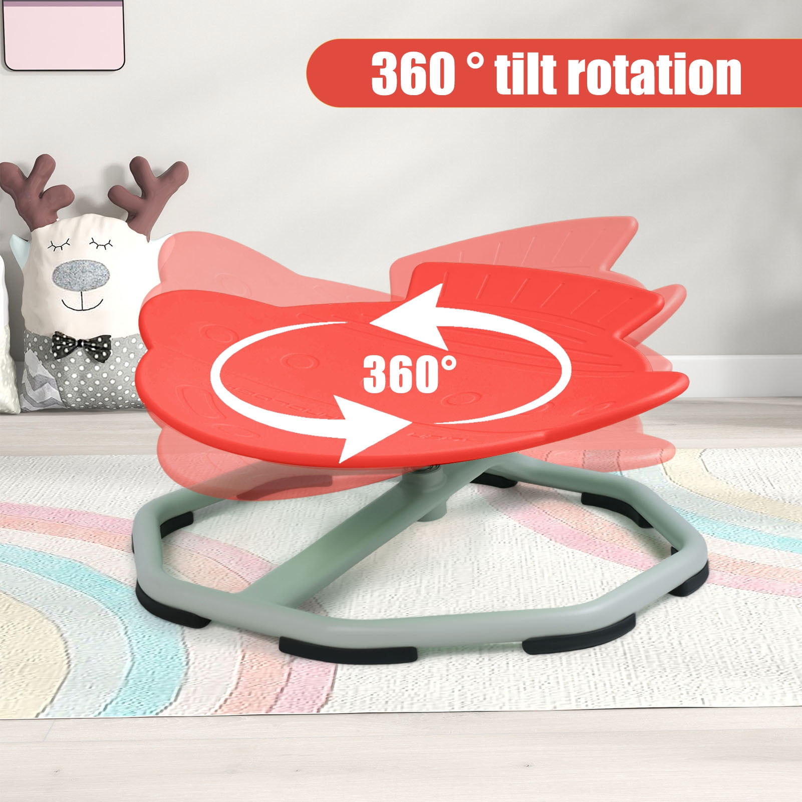 Kacaiy Wobble Swivel Chair for Training Body Balance, Autistic Kids ...