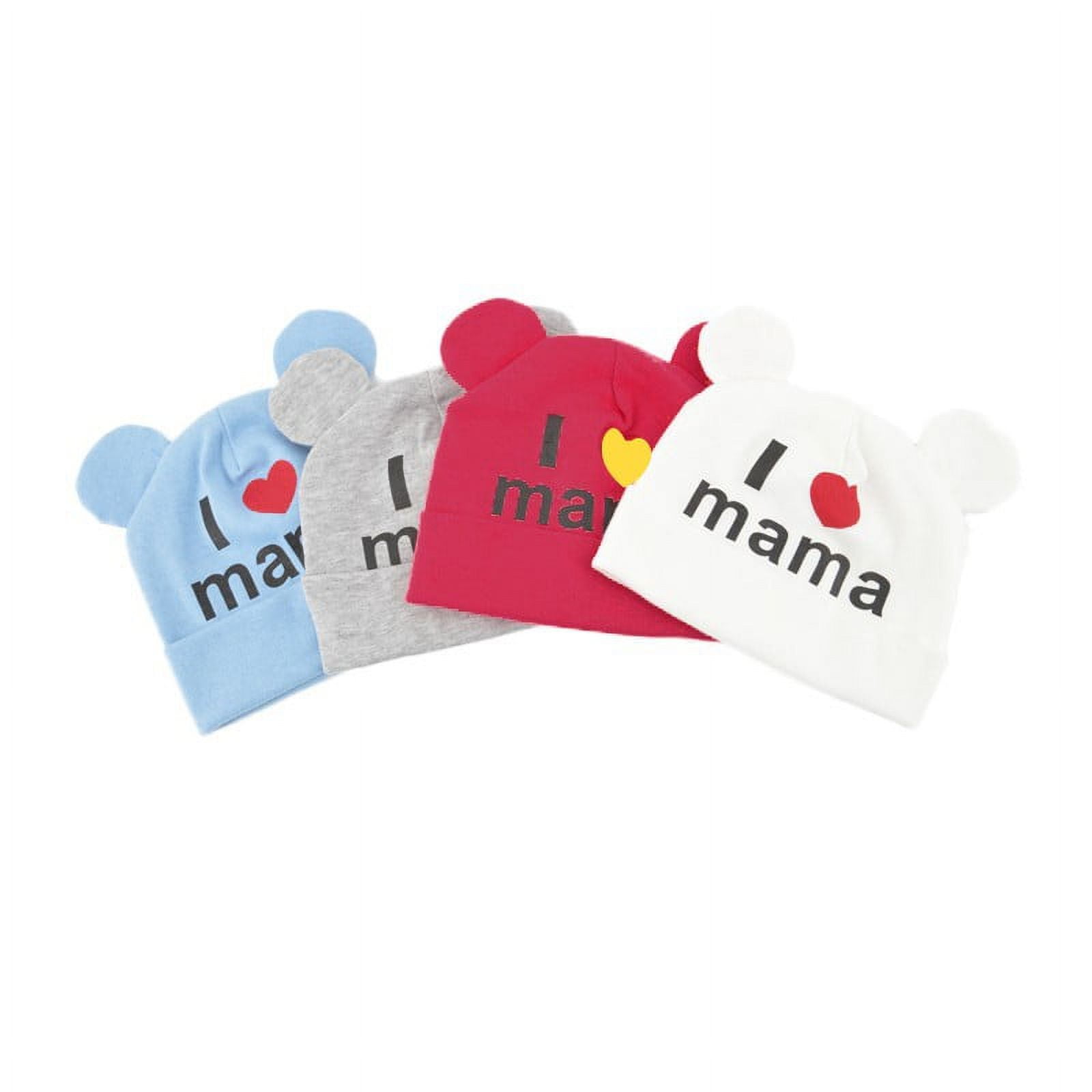 Kacakid Newborn Baby Boys Girls Cute Ear Cotton "I Love MAMA" Print ...