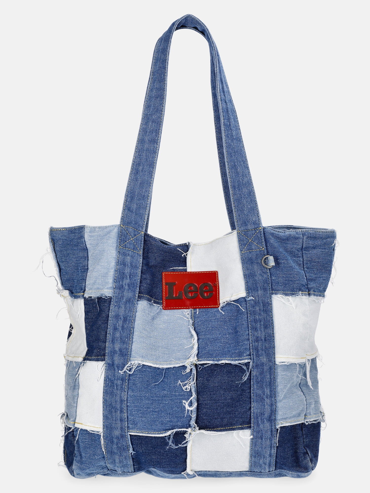 Kacey Lee Women's Denim Tote Bag, Denim Patchwork - Walmart.com