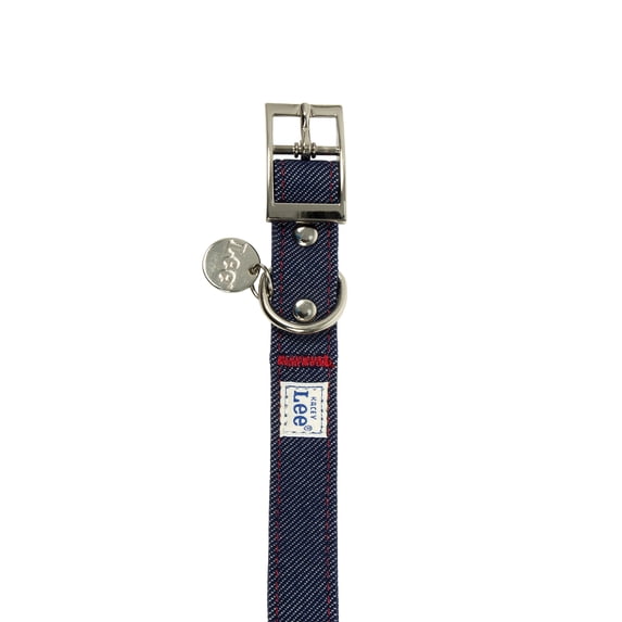 Kacey Lee® Denim Fashion Dog Collar, Blue, Large - Walmart.com