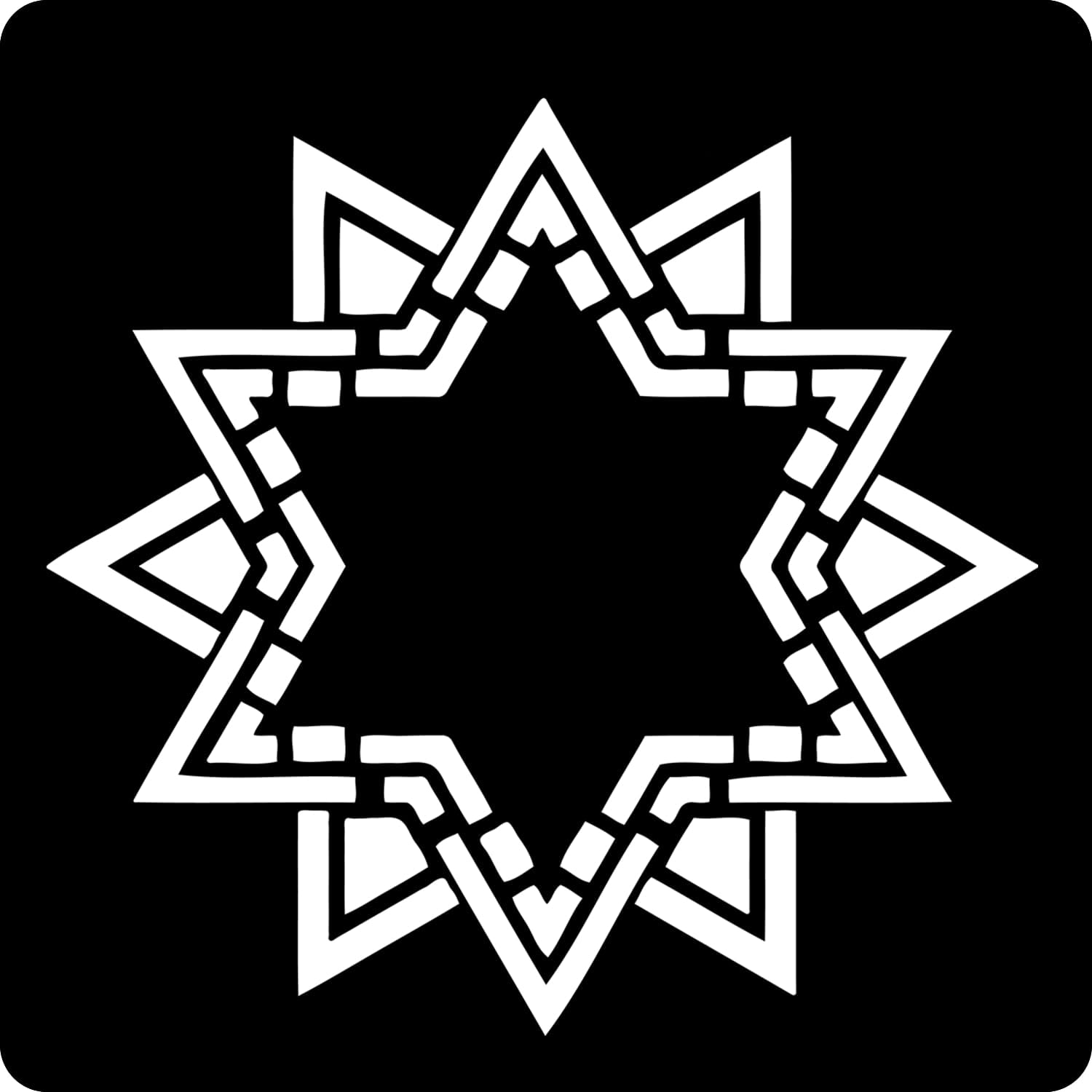 Kachi Pencil Floral Pattern Design Mandala Stencils for Art Craft and Painting Big Size 12x12 ...