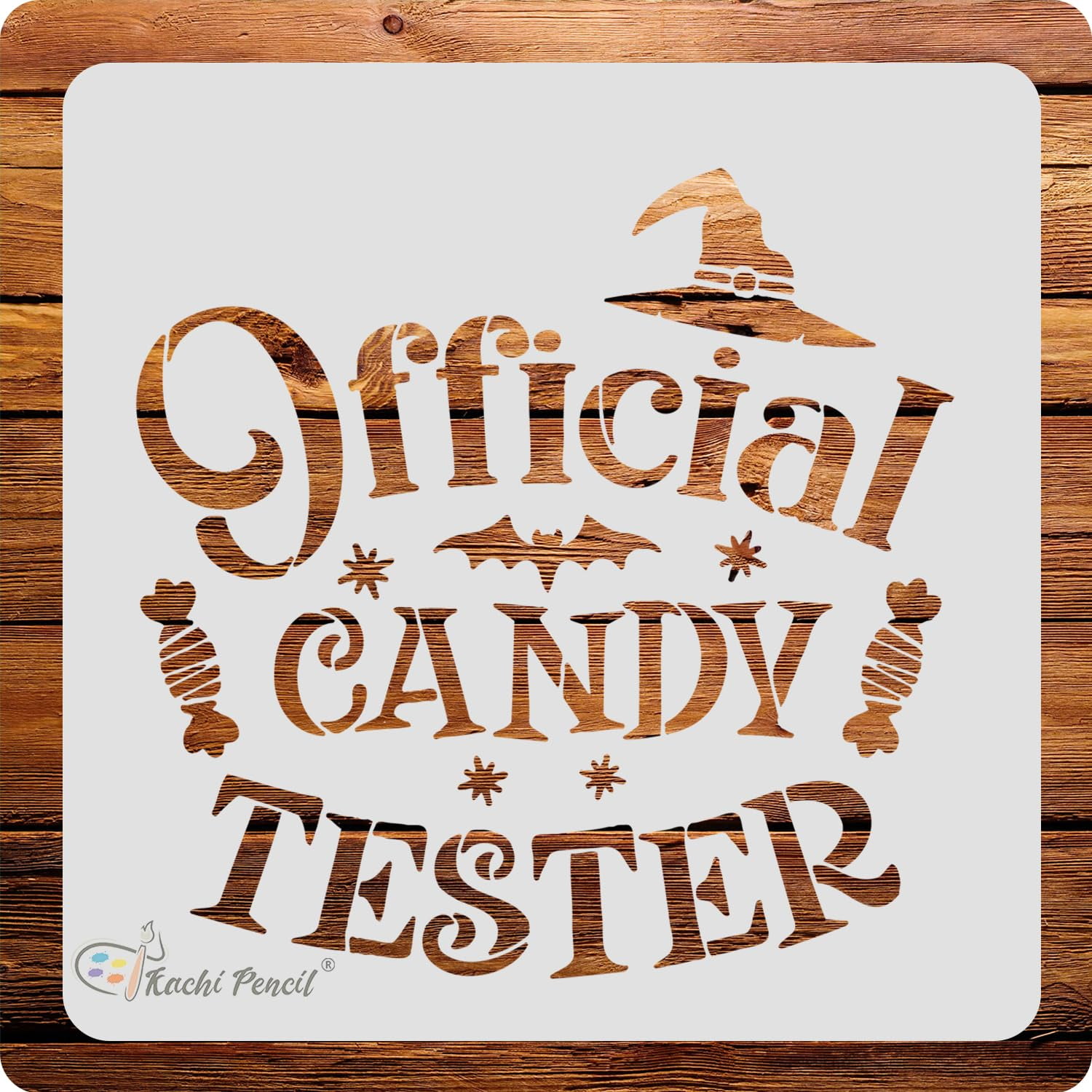 Kachi Pencil Official Candy Tester Stencil for Craft Painting ...