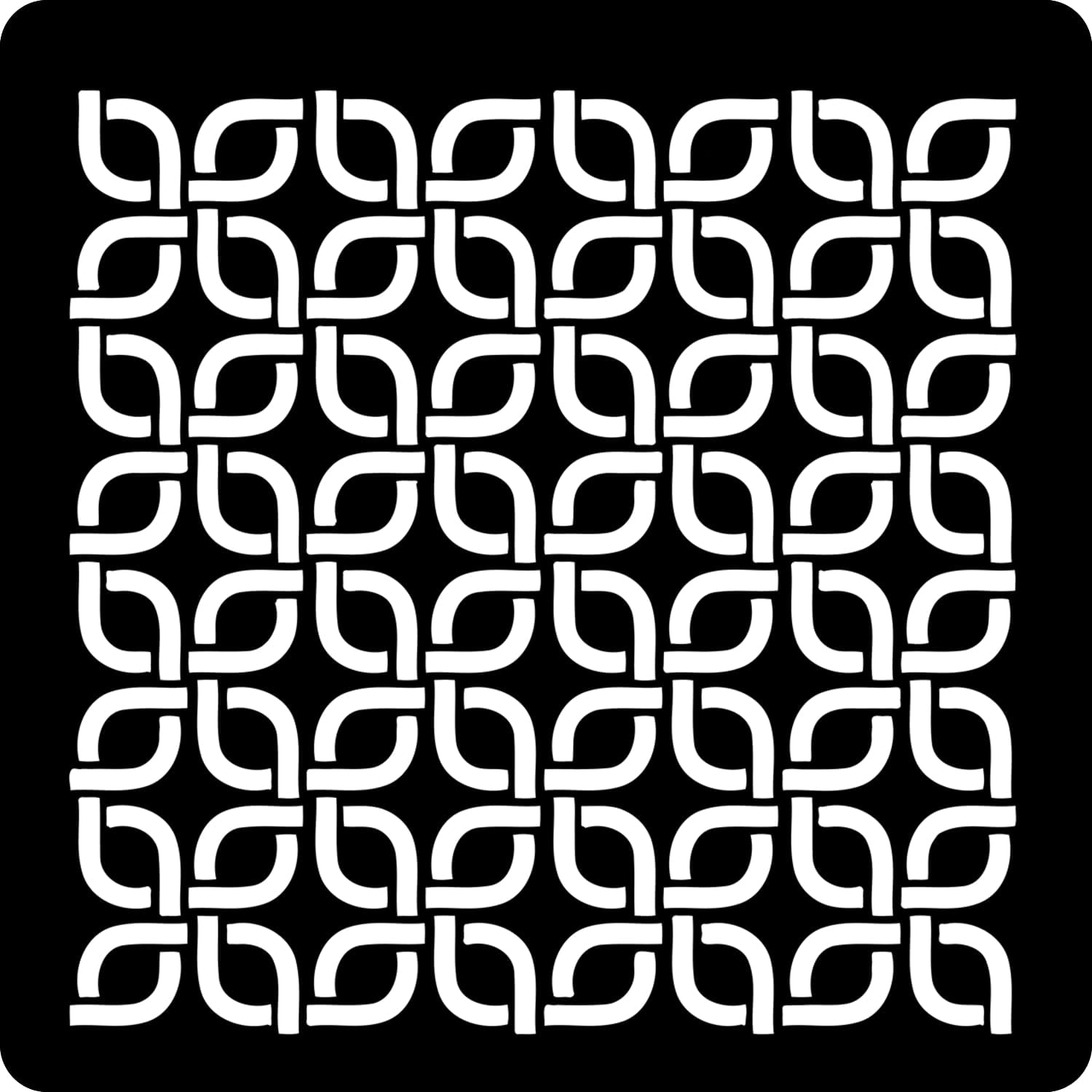 Kachi Pencil Shape Pattern Stencils for Art Craft and Painting Big Size ...