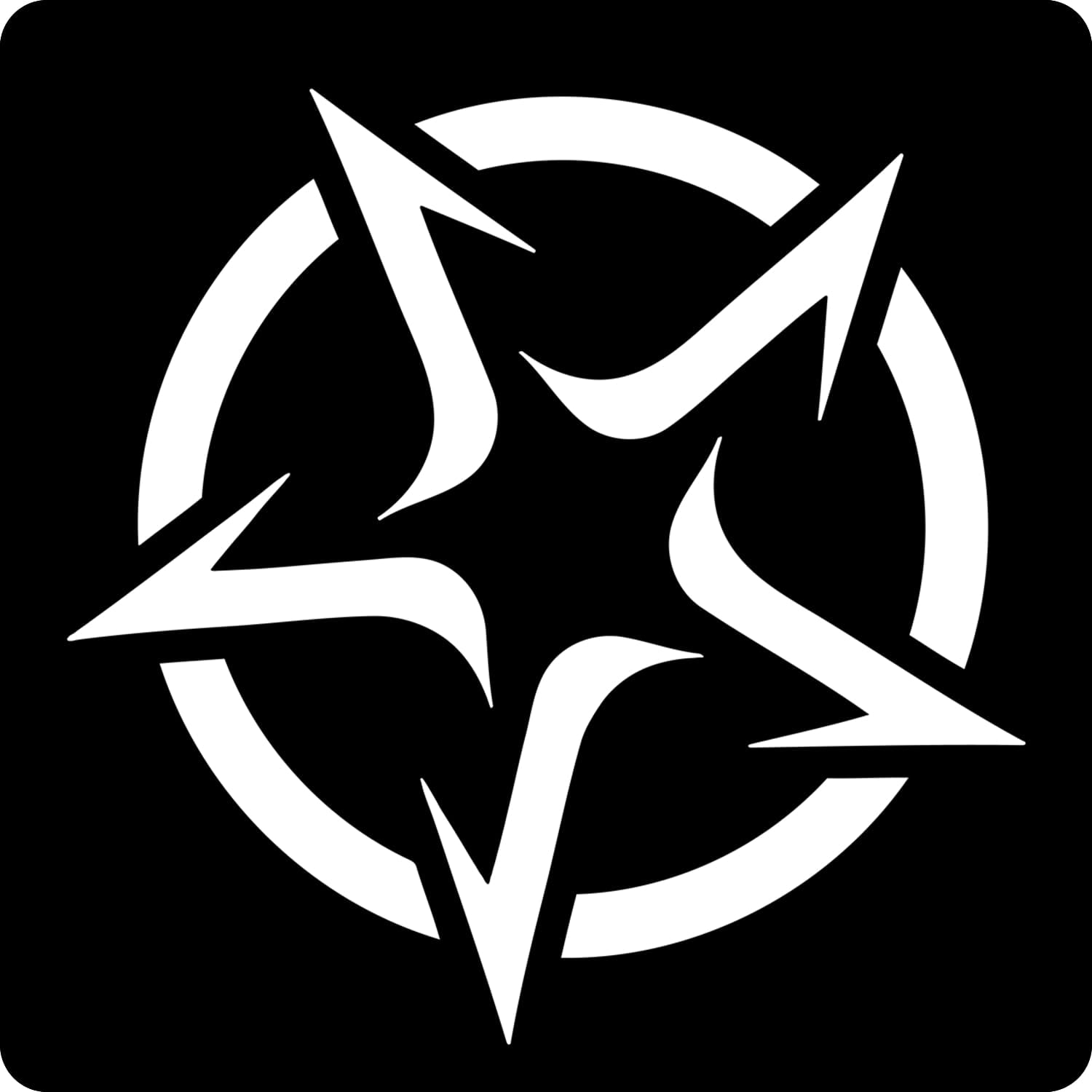 Kachi Pencil Star Craft Stencil for Painting Art Big Size 12x12 inch ...