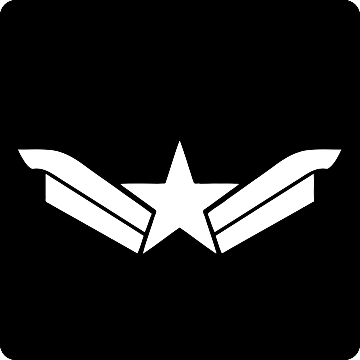 Kachi Pencil Star Stencils for Art Craft and Painting Big Size 12x12 ...