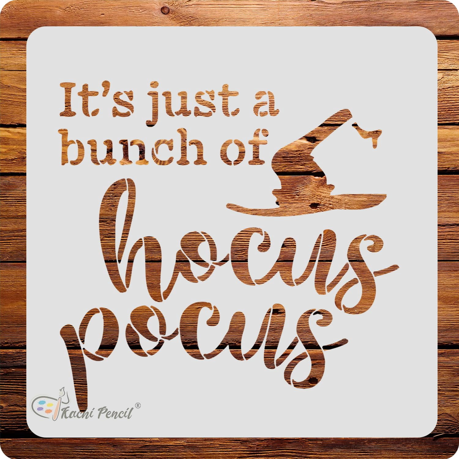 Kachi Pencil just Hocus Pocus Stencil for Craft Painting Scrapbooking ...