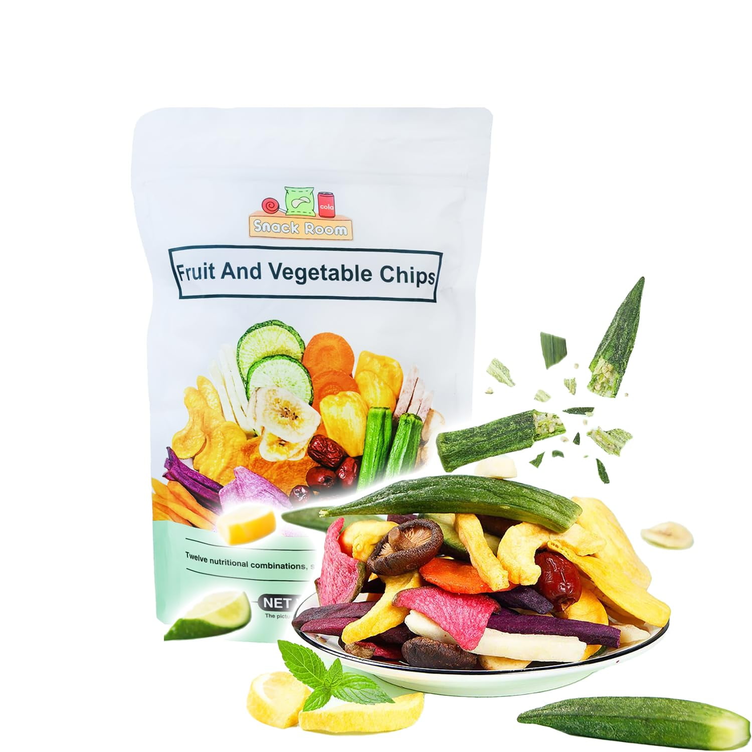 KachiKachi Freeze Dried Vegetables TGF4 Snacks Fruit Chips - 8.8oz/250g ...