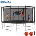 Kacho Trampoline 12FT 1200LBS, Trampoline for Adults and Kids, No Gap ...