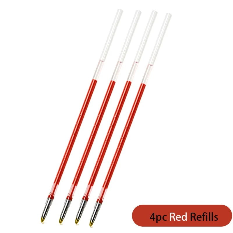 Kaco 4 In 1 Gel Pen 0.5MM Multifunction Sign Pens Black Blue Red Green ...