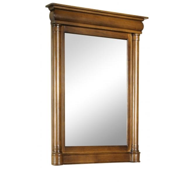 Kaco International 348-2200 John Adams Large Vanity Mirror in a Cherry ...