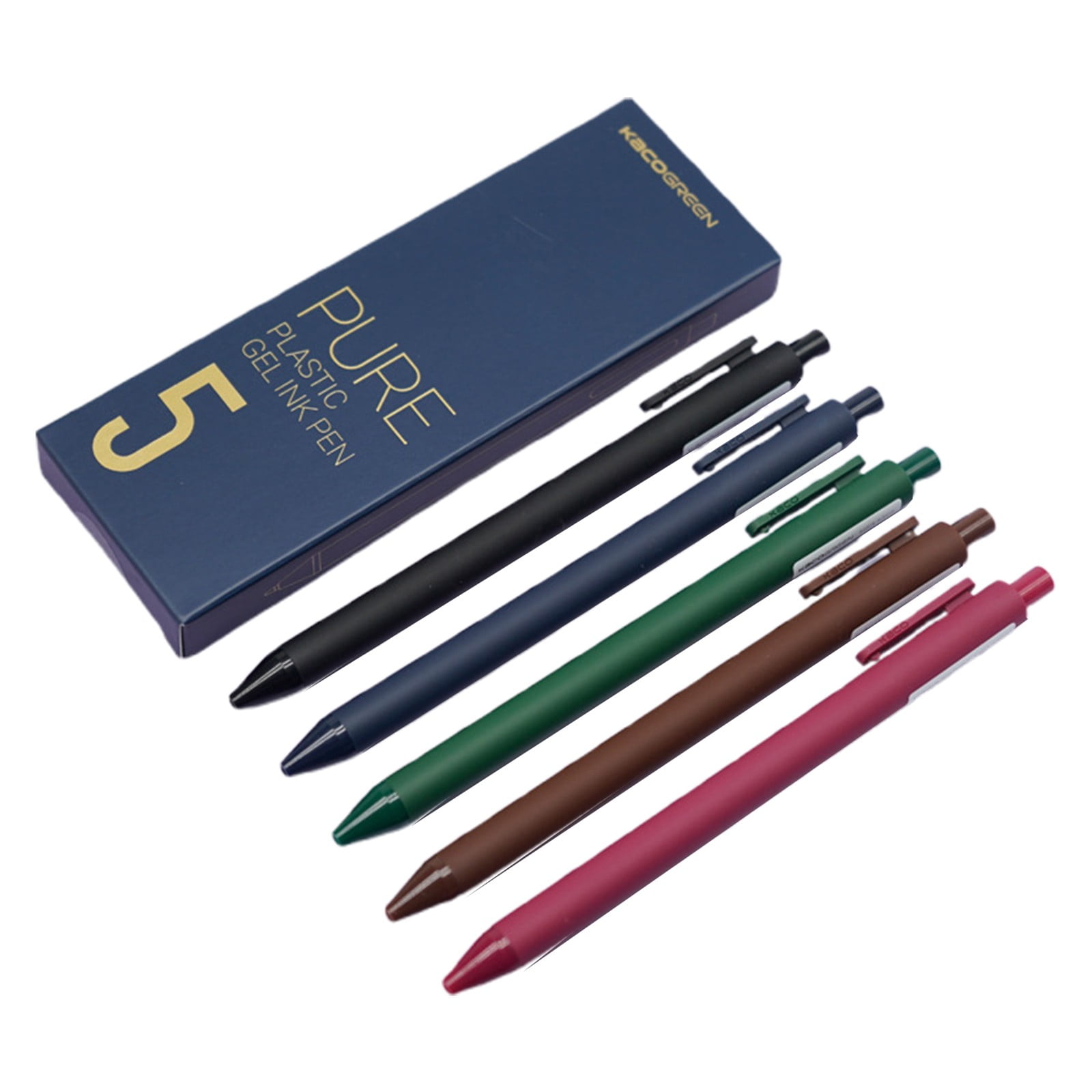 Kaco PURE Color Neutral Pen 0.5mm Fine Tip Retro Color Chinese Style ...