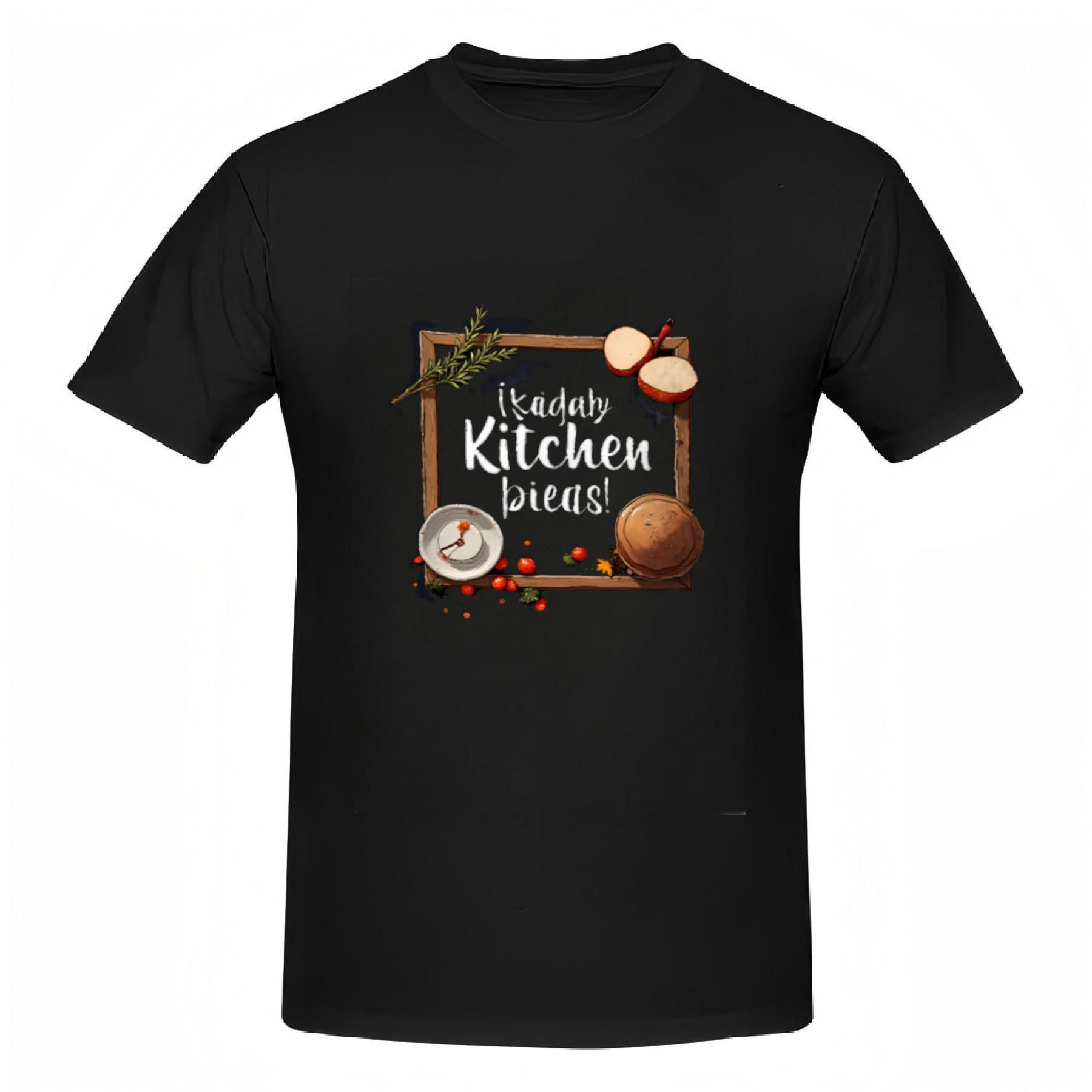 Kadaby Kitchen Pies Women's Cotton Short Sleeve Tee - Fun Cooking ...
