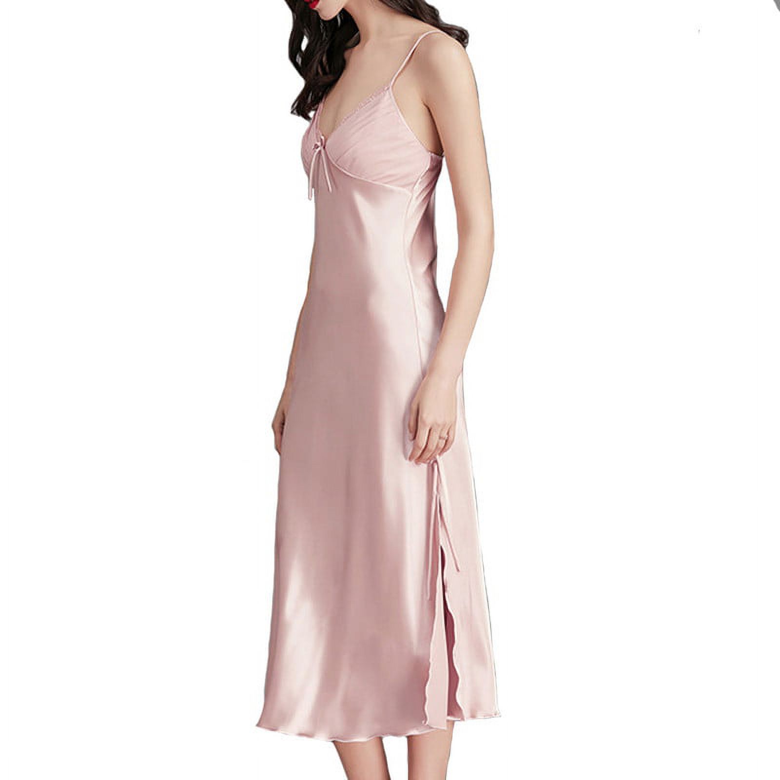 Kadahis Lingerie For Women Nightwear Underwear Satin Hem Sling Long ...