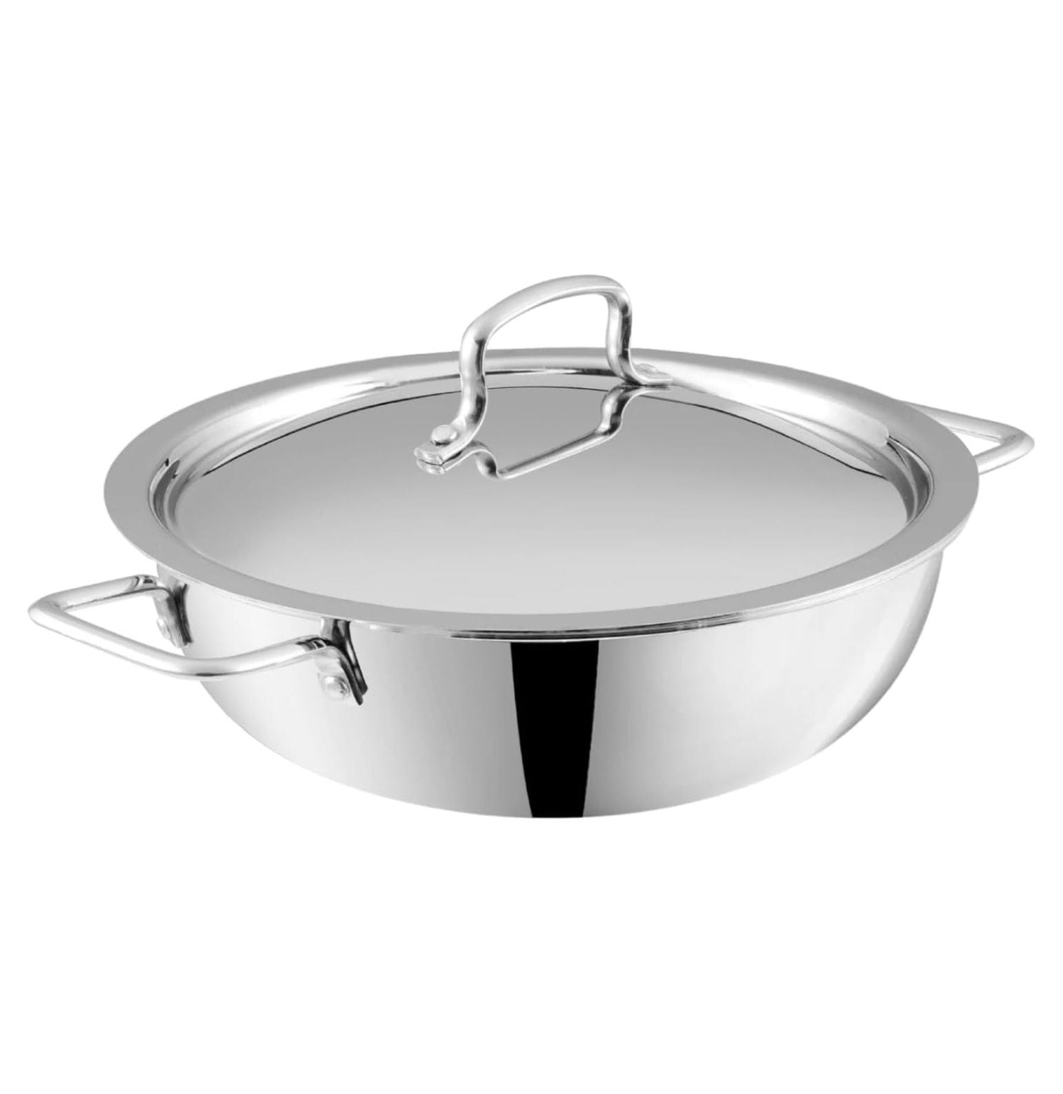 Kadai Triply Stainless Steel | Suitable For Indian Cooking, Sauces ...