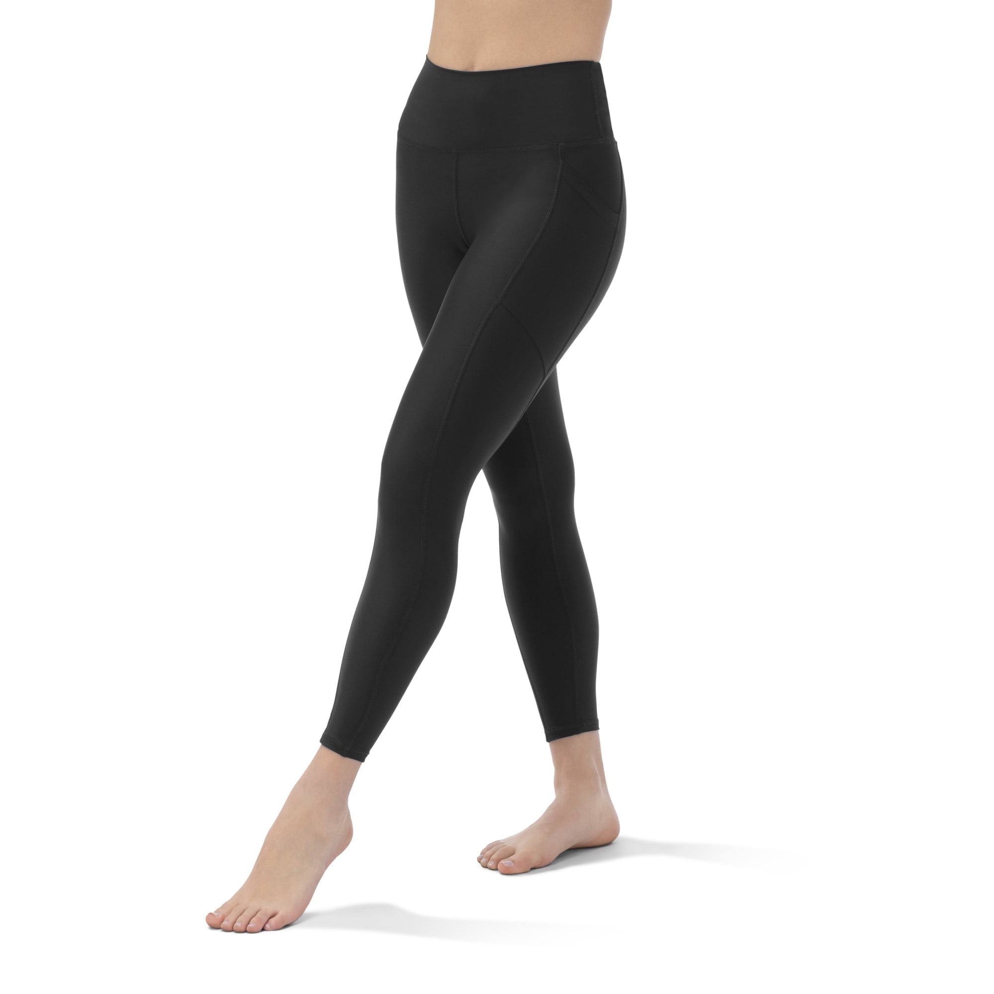 Kadi Women's High Waisted 7/8 Length Legging with Side Pockets X-Large ...