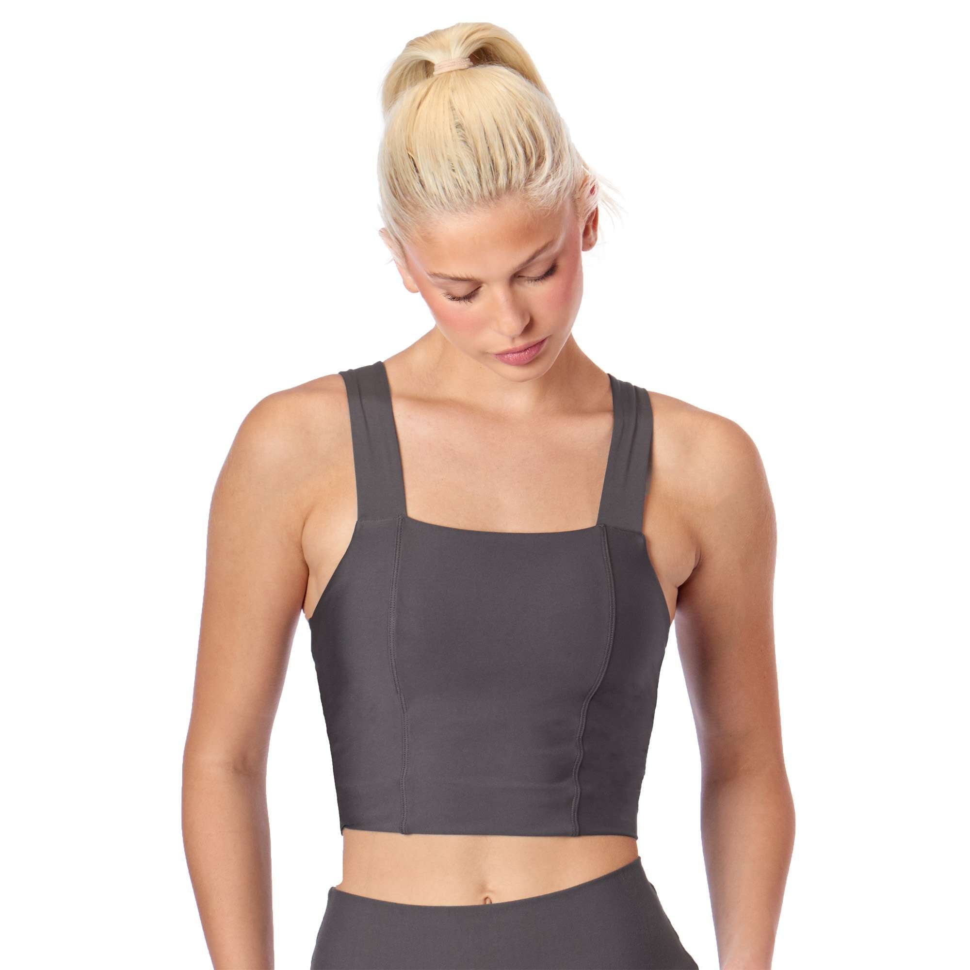 Kadi Women's Square Neckline Bra, Shadow, Large - Walmart.com