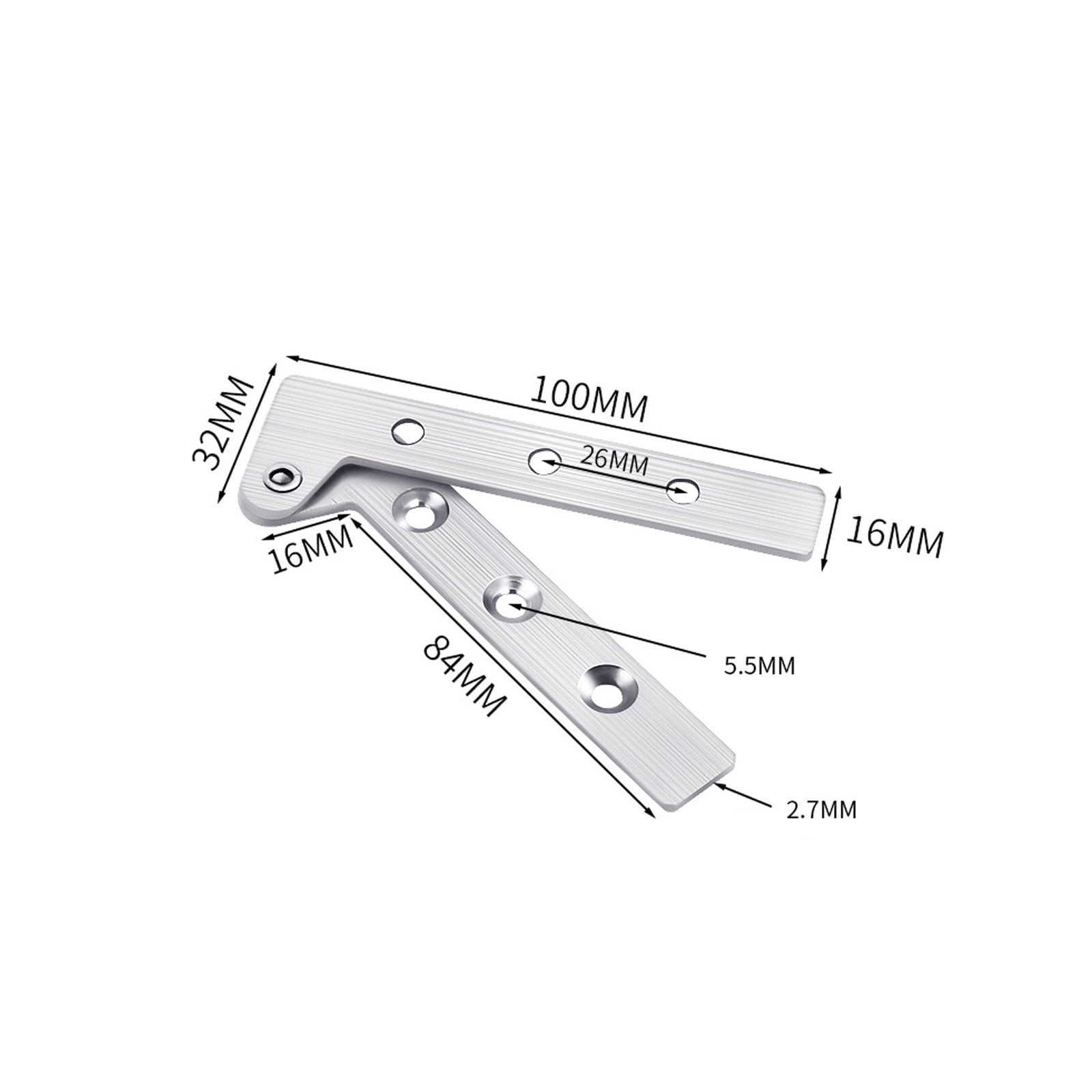 Kadlawus Stainless Steel Rotating Door Hinge for Cabinet, 360 Degree ...
