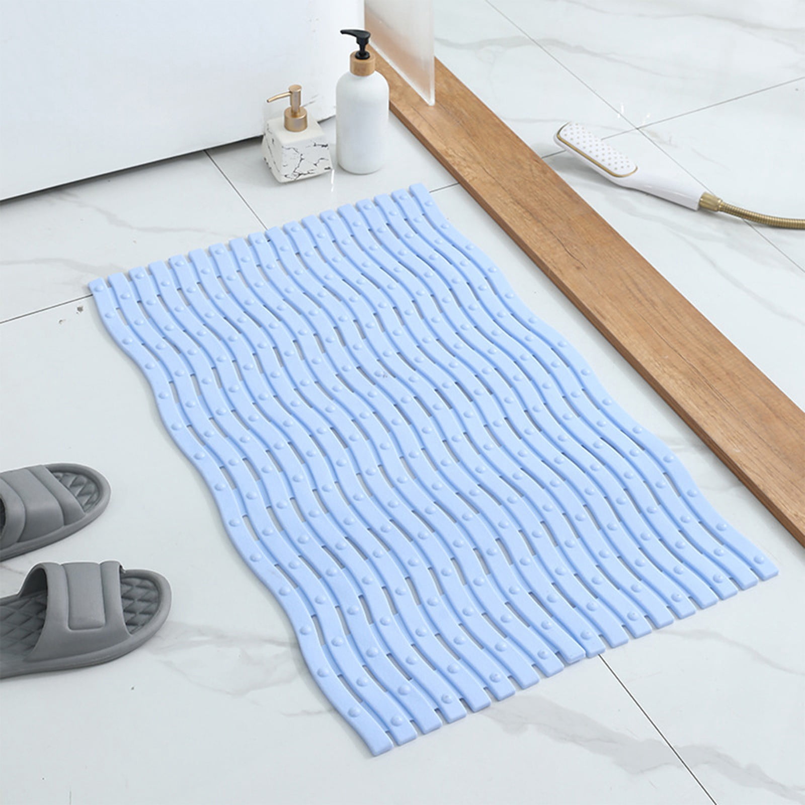 Kadlawus Under $5 ! Bath Tub Mat Non Slip Shower Pad for Elderly Safety ...