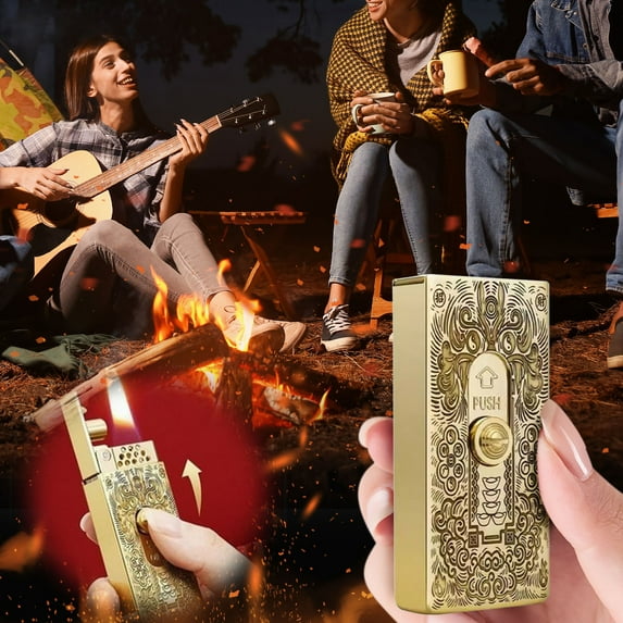 Kadlawus Under $5 ! Refillable Kerosene Lighter Compact Pocket Size For ...