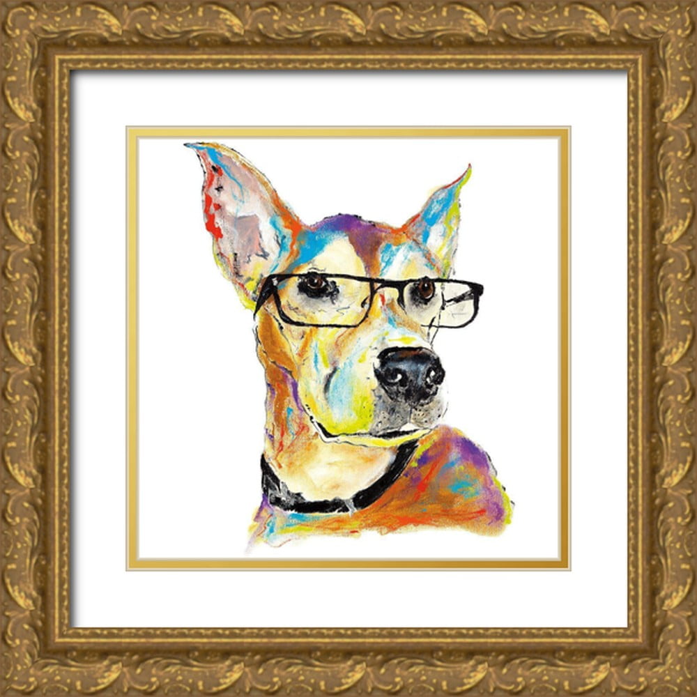 Kadmiri, Aziz 12x12 Gold Ornate Wood Framed with Double Matting Museum ...