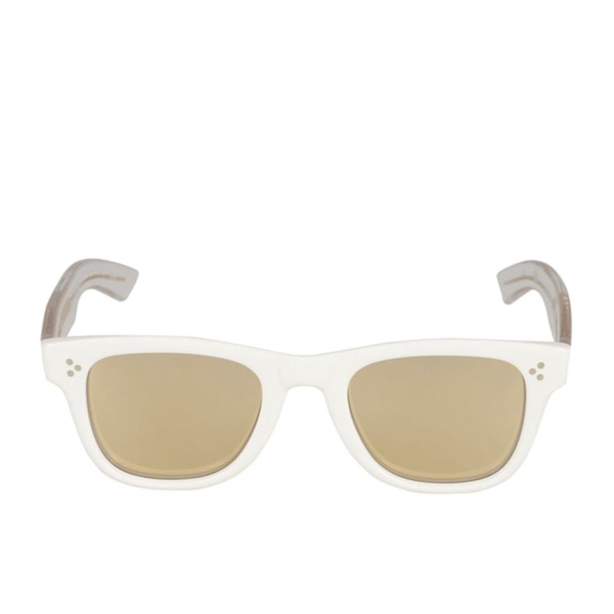 Kador Men's Voyager 23 Translucent White Rectangular Sunglasses With ...