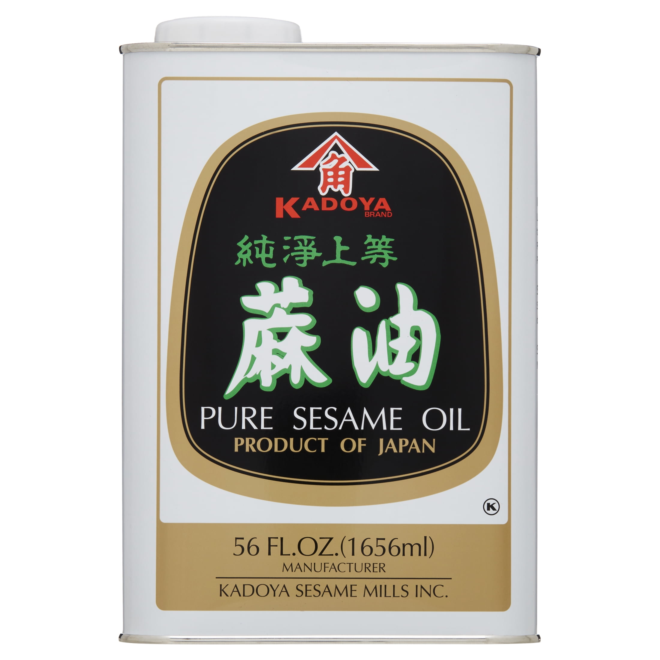 Kadoya Pure Sesame Oil for Stir Fry Cooking, 56 oz Can - Walmart.com