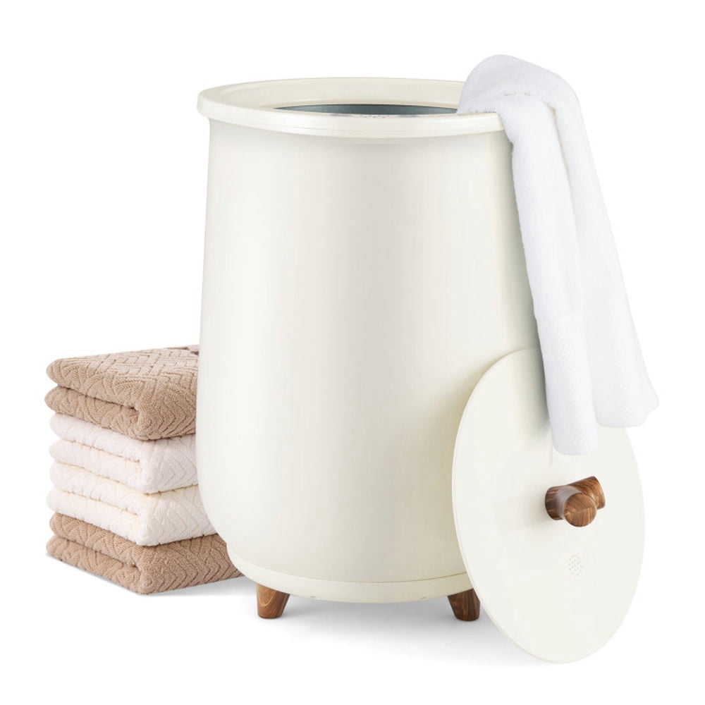 Kadyn 23L Large Luxury Bucket-Style Towel Warmer with Fragrant Disc ...