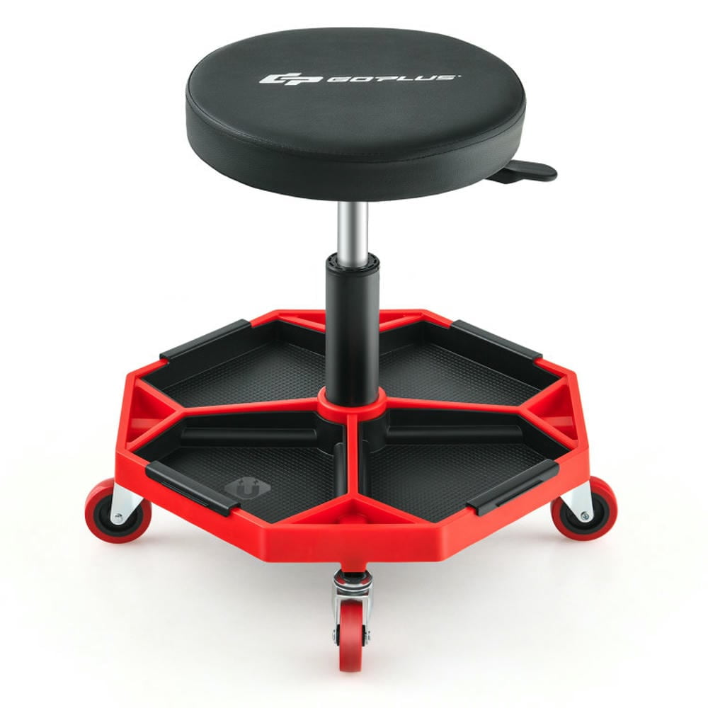Kadyn 330 LBS Capacity Pneumatic Rolling Mechanic Stool with Padded ...