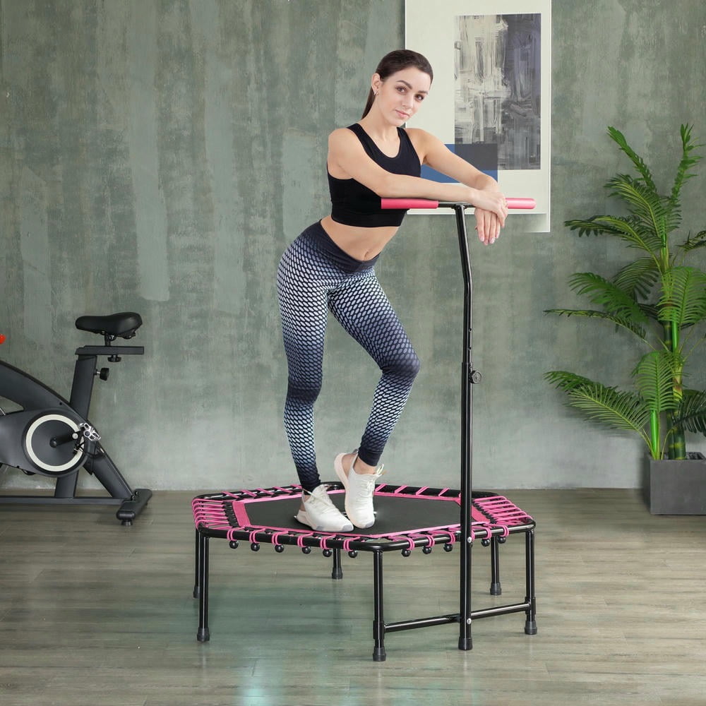 Kadyn 45" Trampoline with LED Lights and Adjustable Handle ...