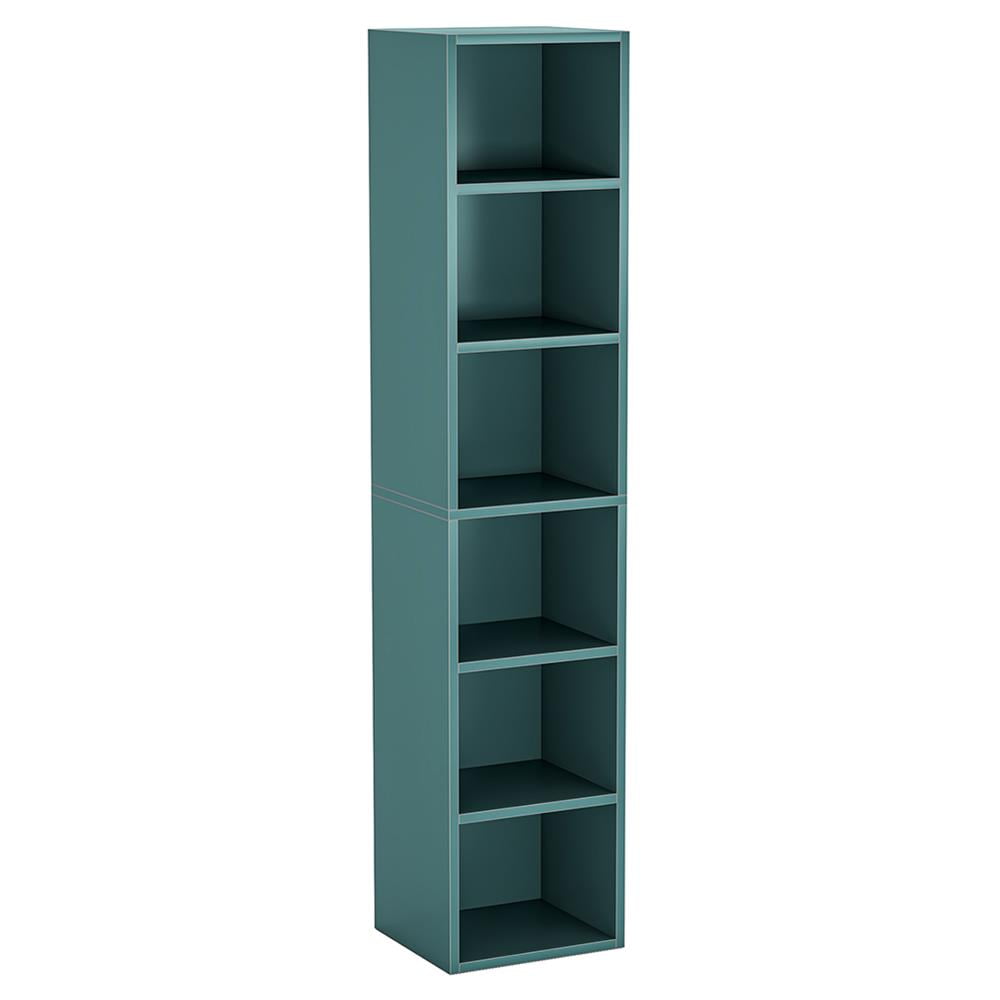 Kadyn Bookshelf Bookcase, Display Rack,70.9" Corner Bookcase, Modern 6 ...
