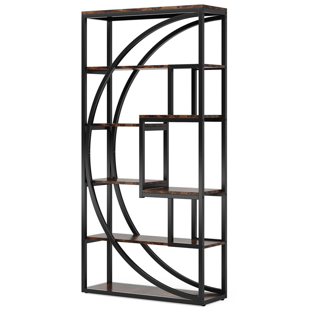 Kadyn Bookshelf Bookcase, Display Rack,Industrial Bookshelf Bookcase ...