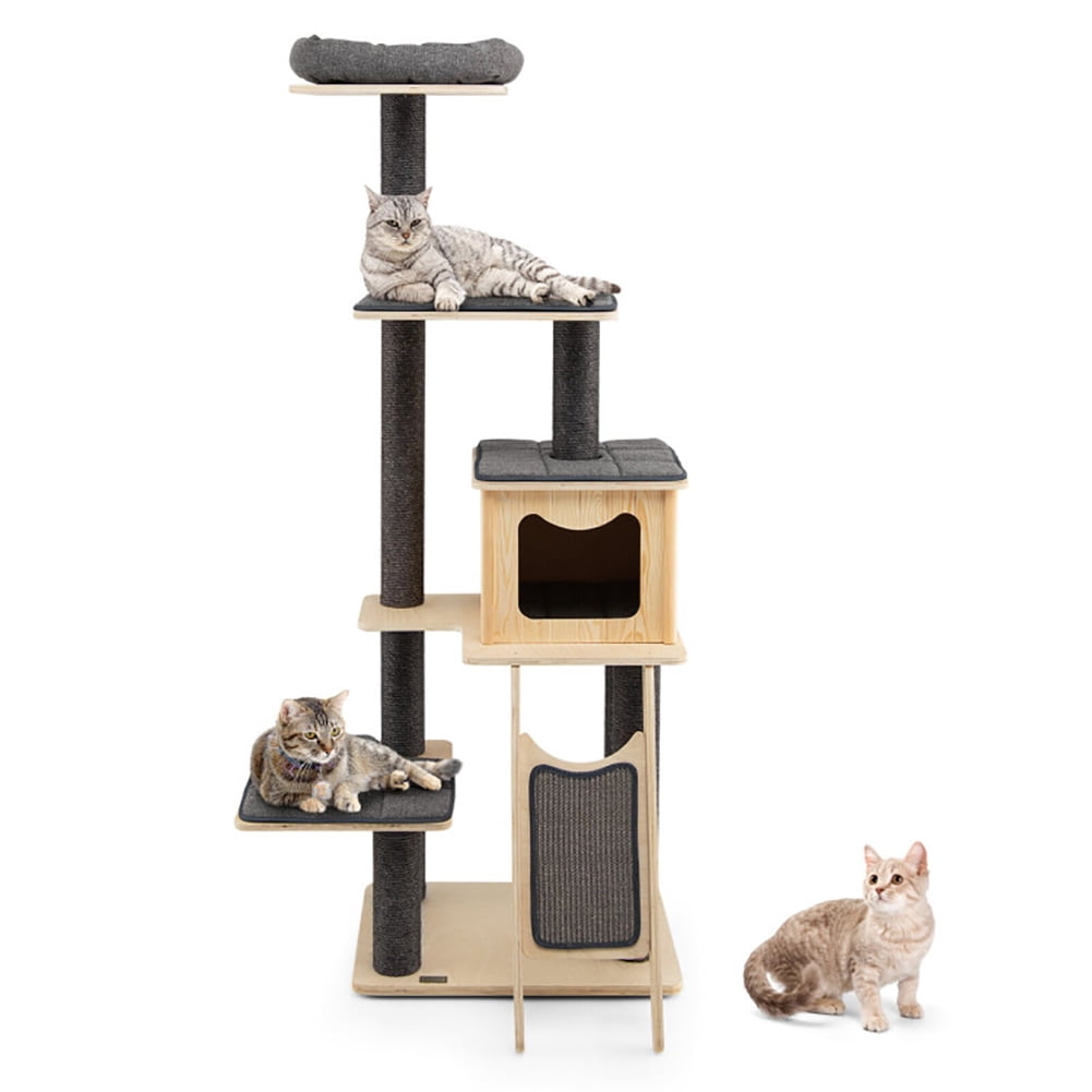 Kadyn Cat Tree for Large Cat, Cat Tower Heavy Duty, Extra Tall Cat ...