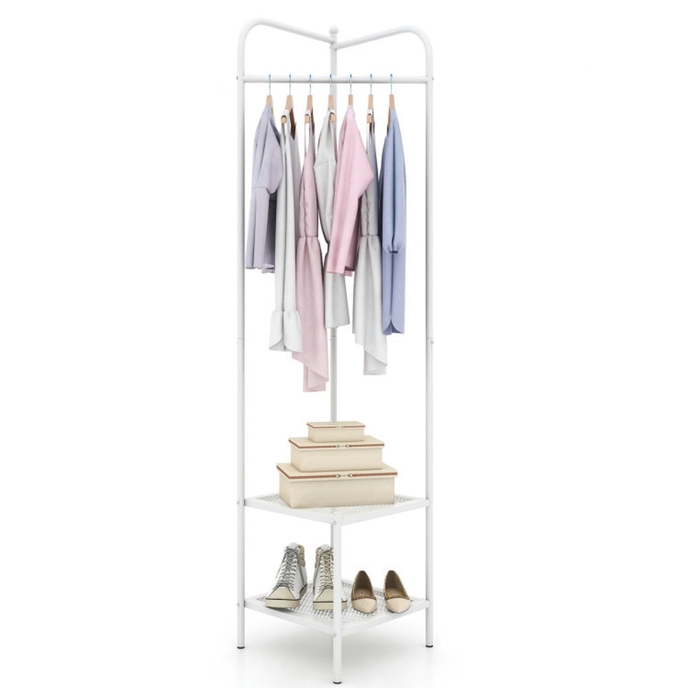 Kadyn Coat Hanger Organizer,Coat Rack, Hall Tree, Corner Coat Rack with ...