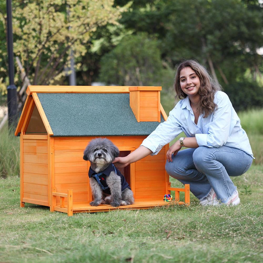 Kadyn Dog Kennel, Dog House,Dog Shelter,Wooden Dog House, Indoor ...