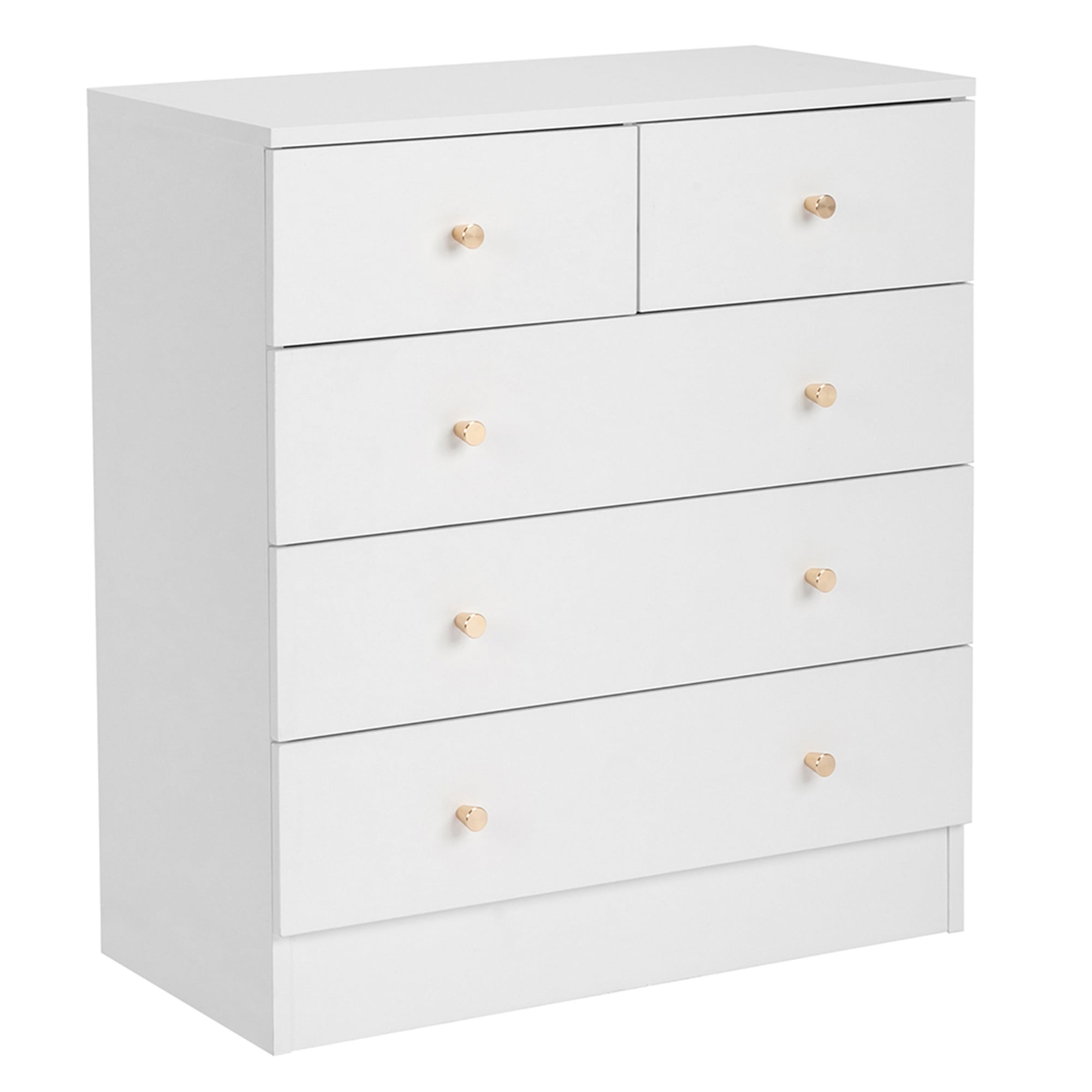 Kadyn Drawer Dresser, Four Layers and Five Drawers Chest of Drawers ...