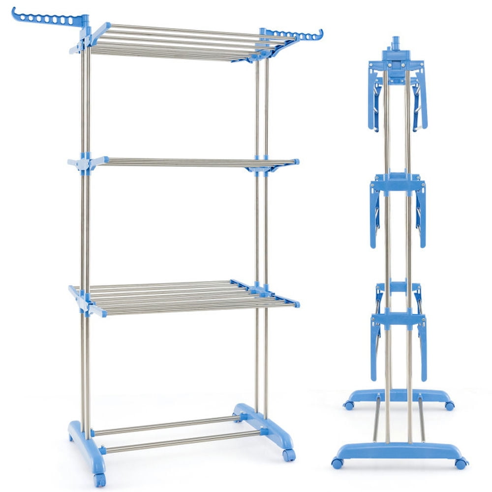 Kadyn Garment Rack,Clothes Drying Rack, Drying Shelf, Drying Stand,4 ...