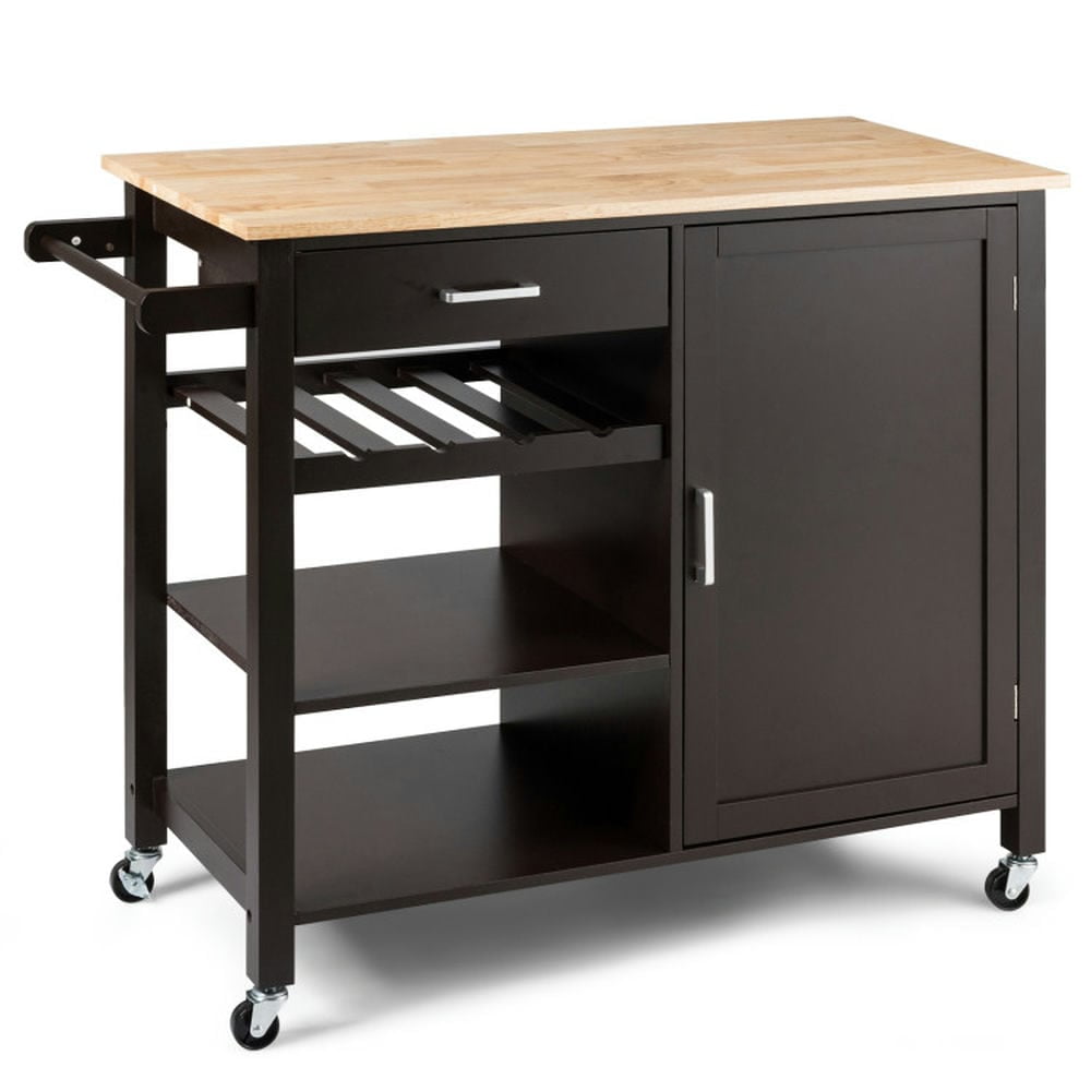 Kadyn Kitchen Island Cart, Mobile Carts,Kitchen Island Cart Rolling ...